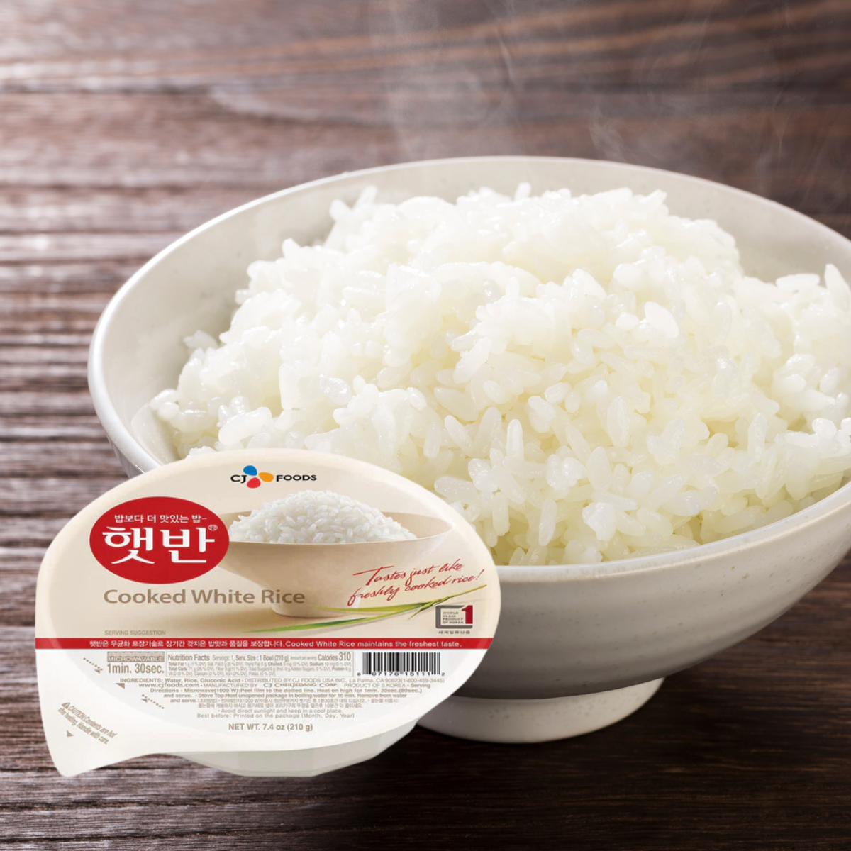 CJ Hat Ban, CJ 햇반 (210g)*12