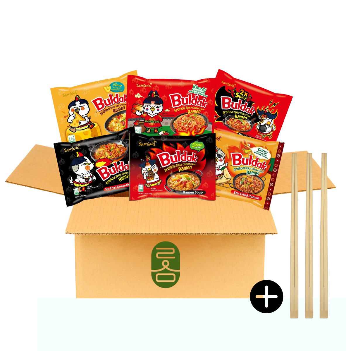 Six popular varieties of spicy buldak ramen! , 불닭 (140g)*6