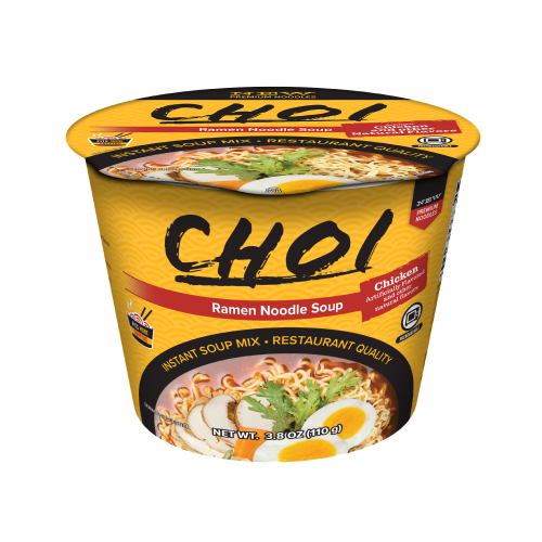 Choi Premium Ramen Noodle Soup 110g Bowl (6-pack)