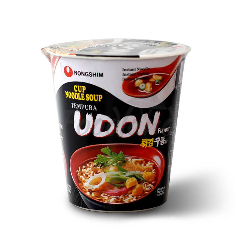[NONGSHIM] Tempura Udon Noodle Cup (농심 튀김 우동 6컵) - 75gX6 Cups
